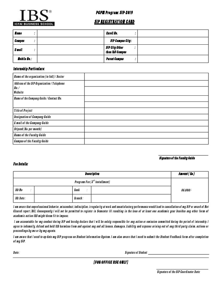 SIP Registration PDF | PDF