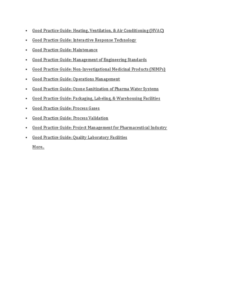 Good Practice Guides | PDF