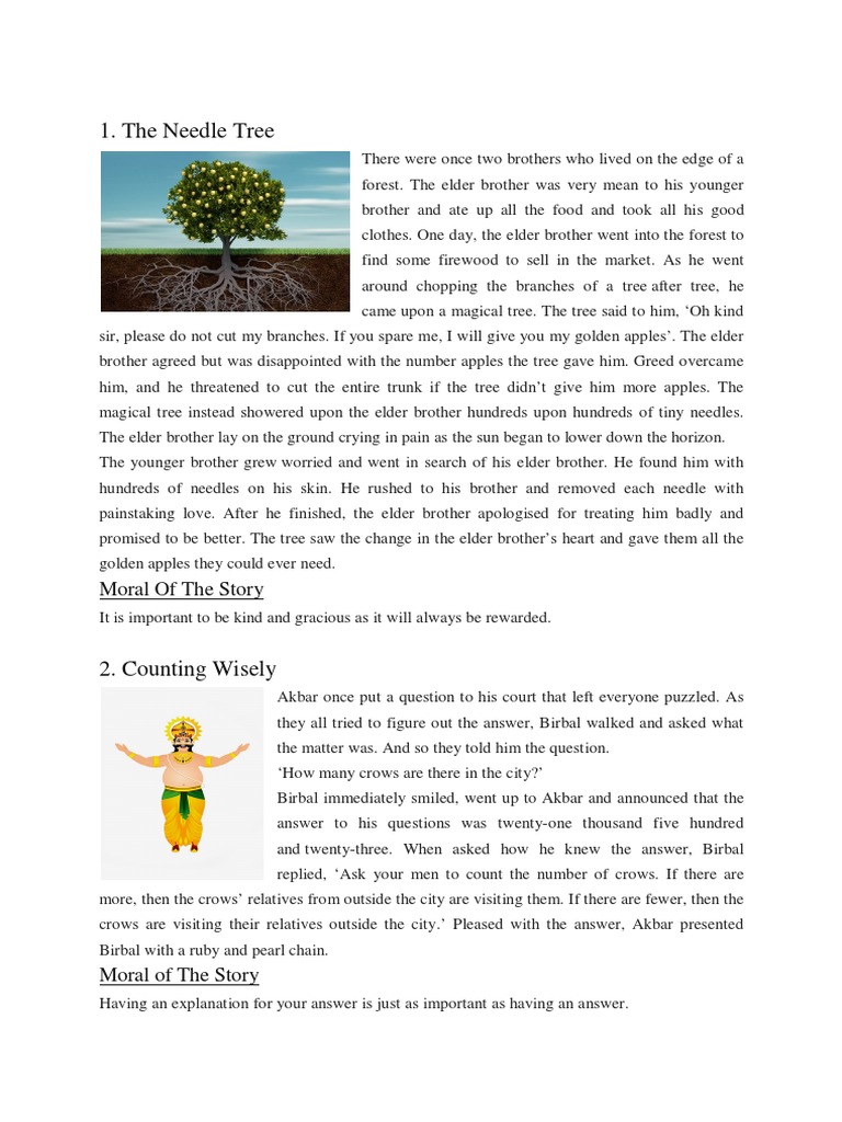 The Needle Tree: Moral of The Story | PDF | Nature