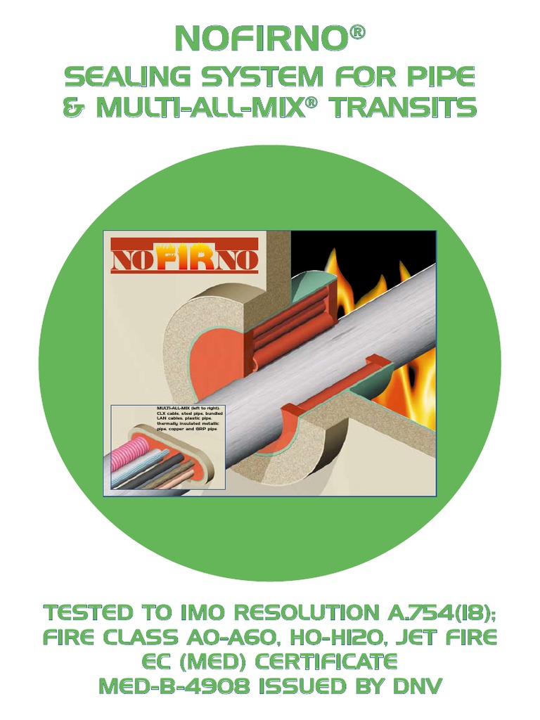 NOFIRNO Pipe Catalog Marine March 2010 PDF | PDF | Fires | Pipe (Fluid ...