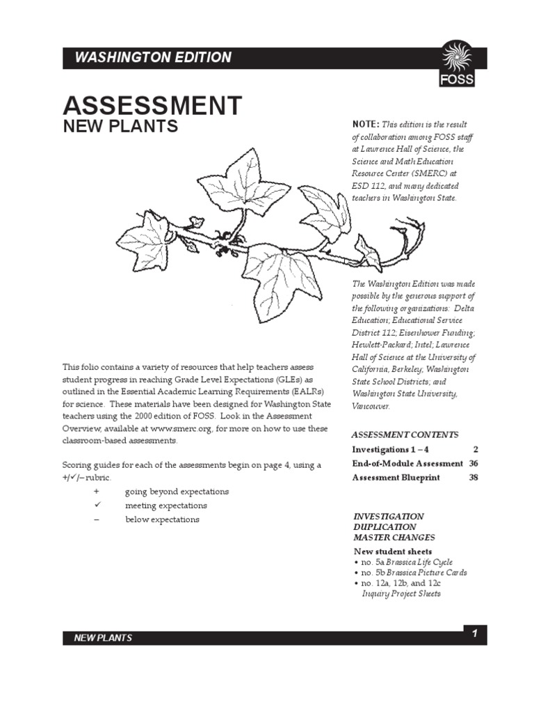 New - Plants Foss Grade 1 | PDF | Plants | Science
