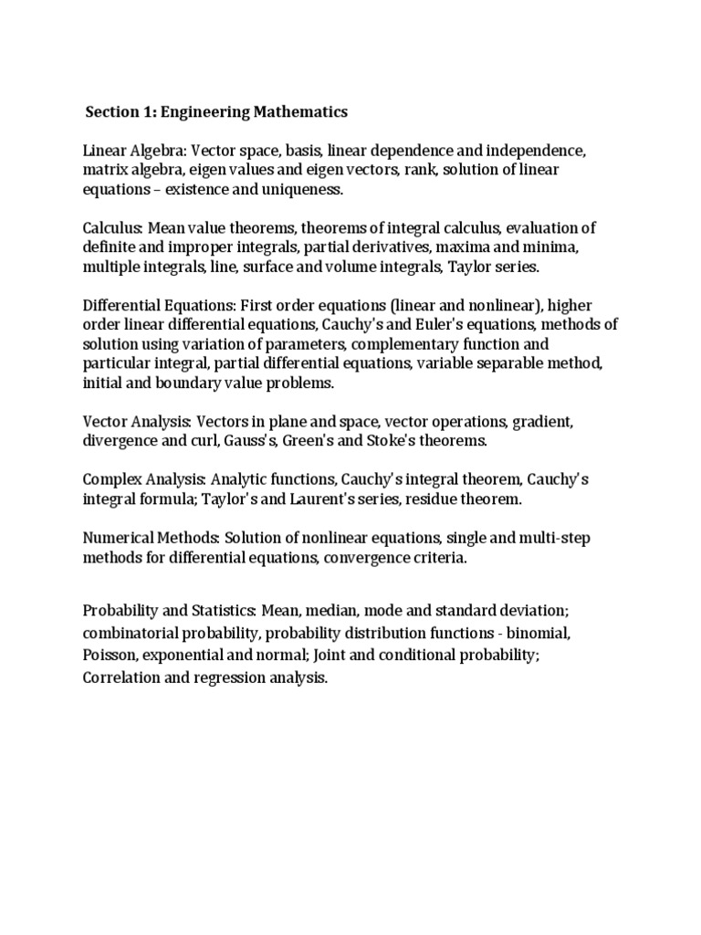 Engineering Mathematics | PDF