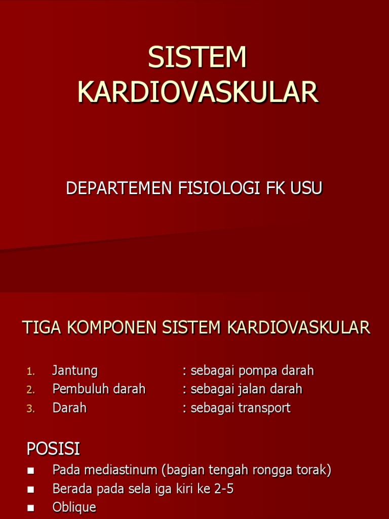 Sistem Kardiovaskular | PDF