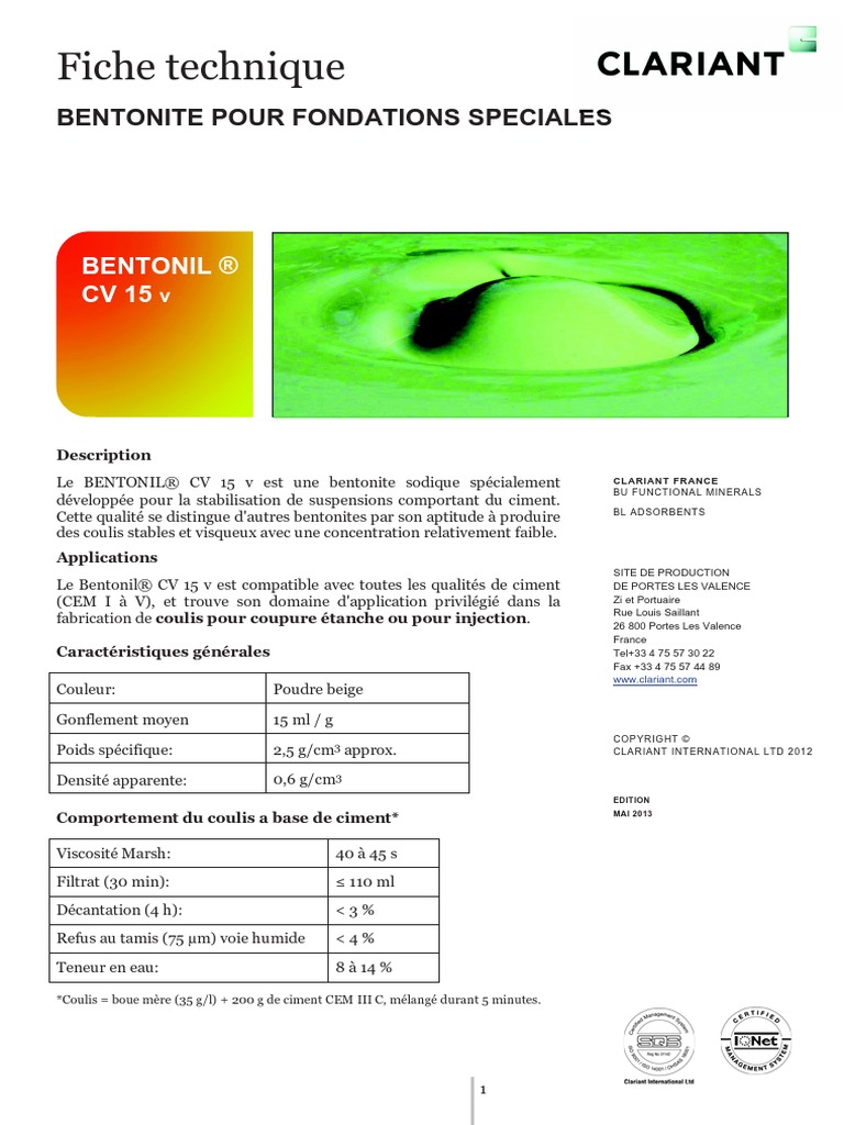 Bentonite Pdf Pdf Business