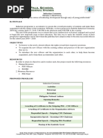 SSG Project Proposal - Teacher's Day | PDF | Behavior Modification ...