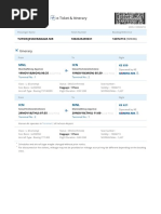 PAL Boarding Pass Sample for Flight PR 2808 | PDF | Airlines | Transport