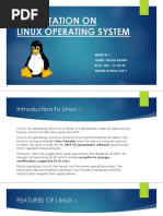 Linux Practical File | PDF | Kernel (Operating System) | Operating System