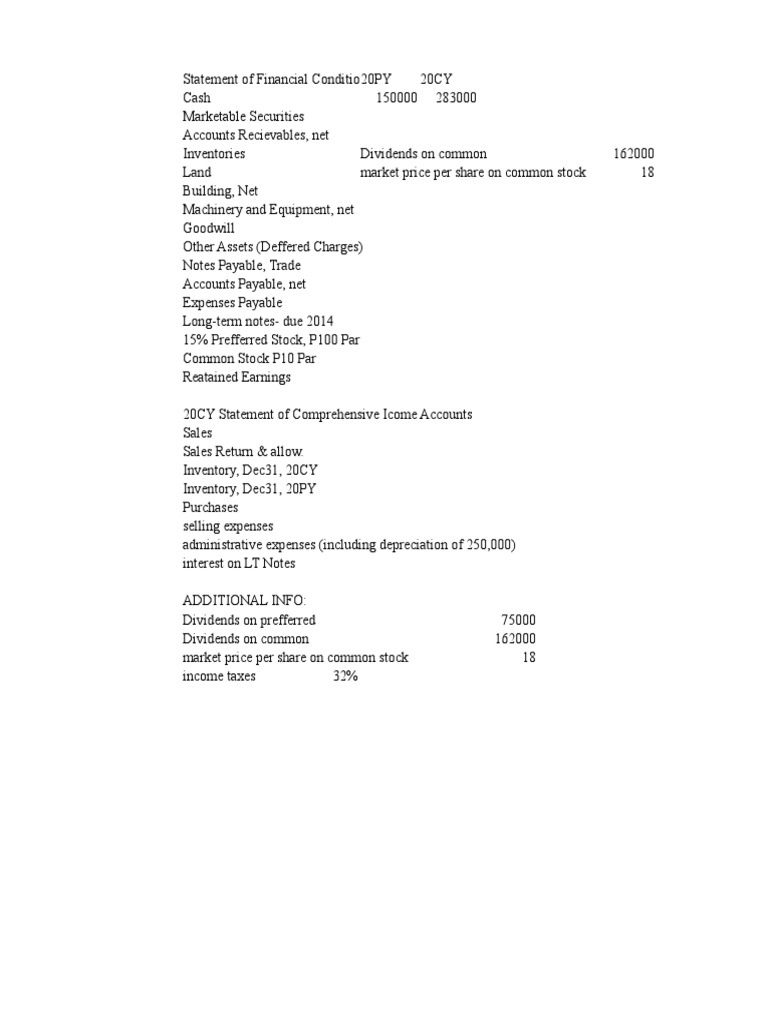 Ratio | PDF | Expense | Dividend