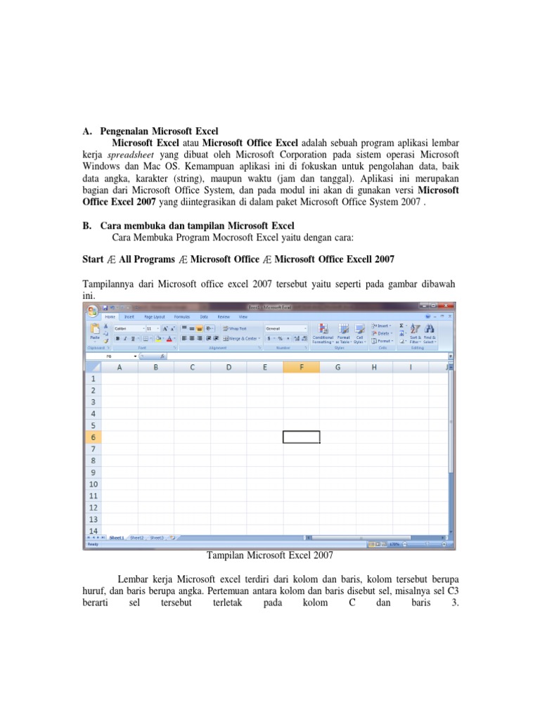 Latihan Excel Pdf