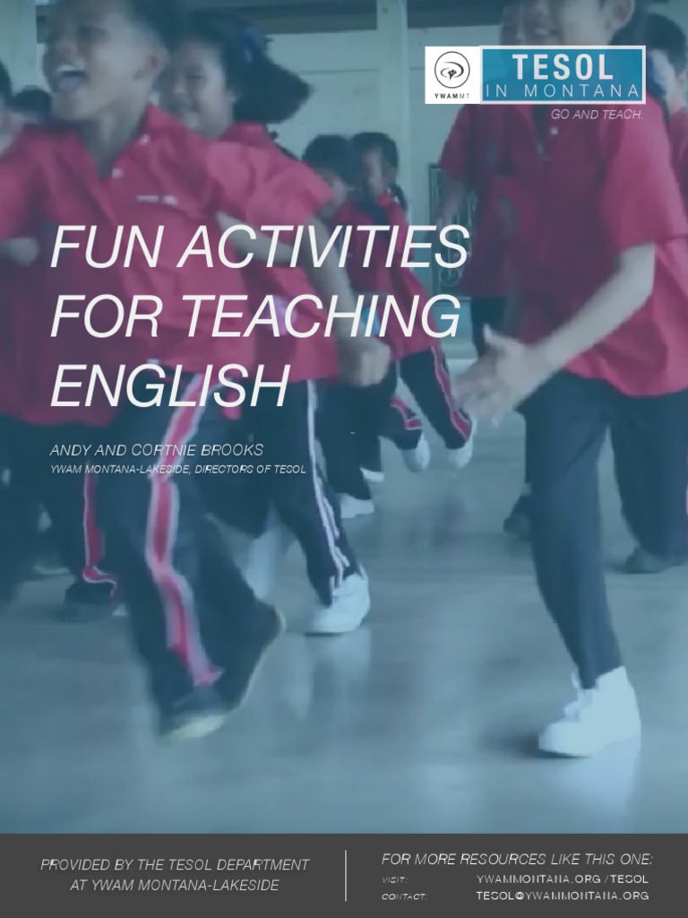 TESOL RESOURCES Fun Activities For Teaching English PDF | PDF | Accent ...