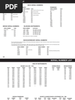 Serial Numbers Vincent Bach | PDF | Music Technology | Companies