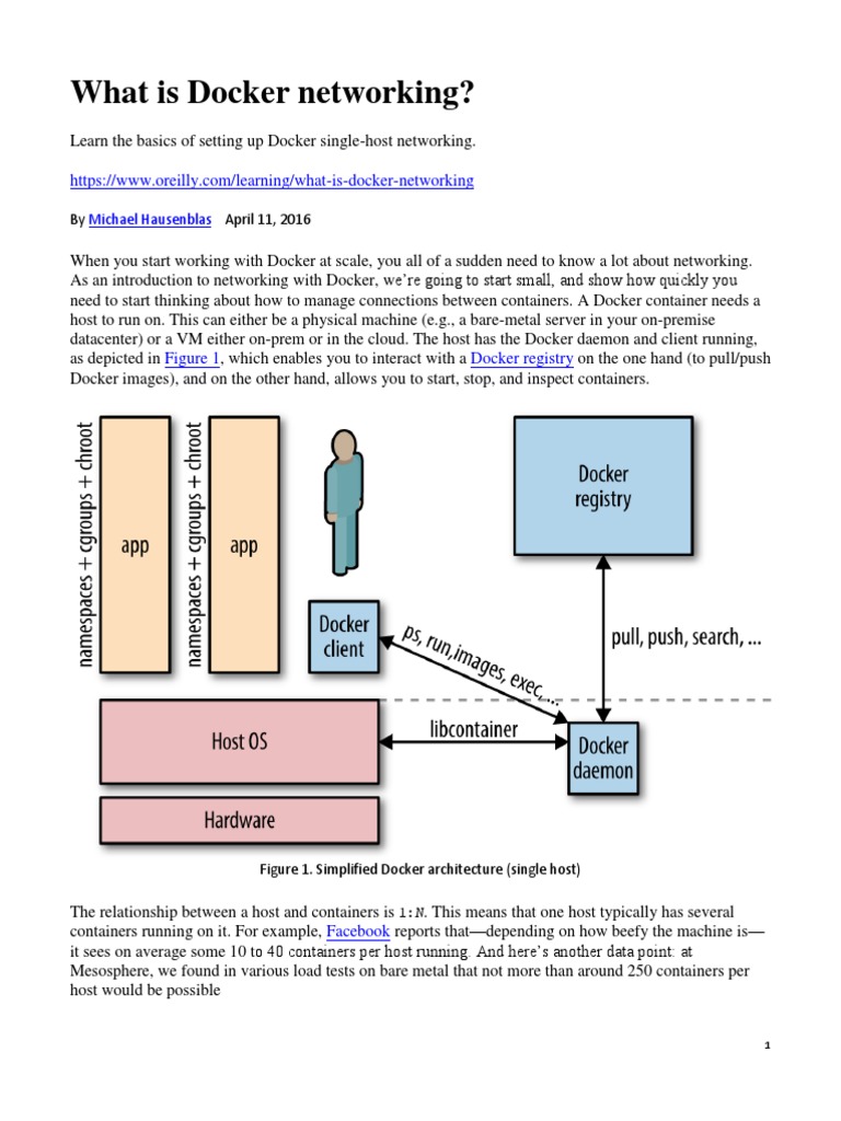 What Is Docker Networking | PDF | Ip Address | Distributed Computing