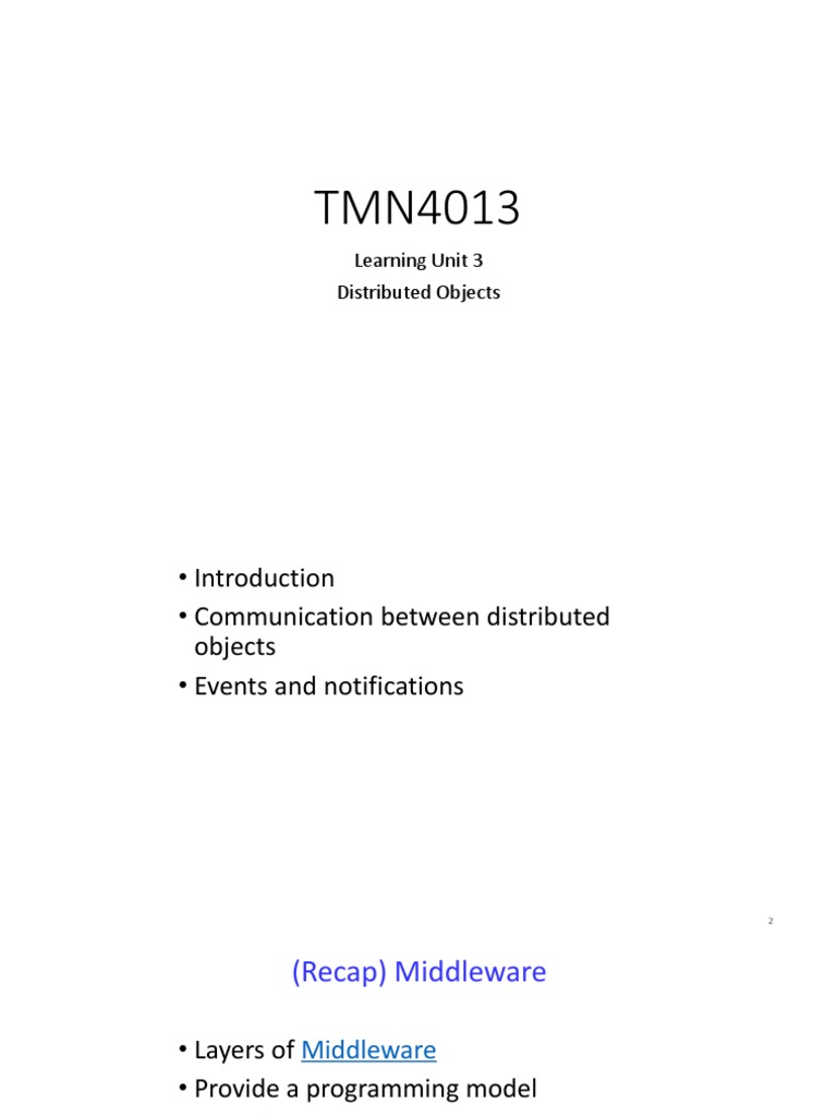 Understanding Distributed Objects: An In-Depth Look at Remote Method Invocation (RMI) | PDF ...