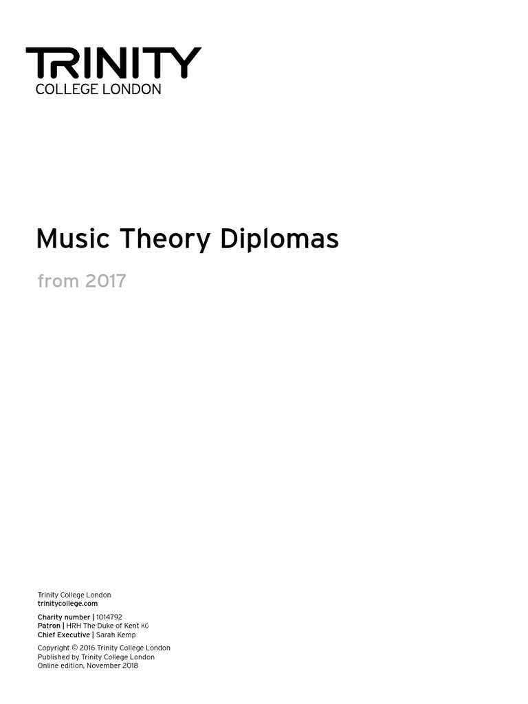 Music Theory Diplomas From 2017 - Online Edition | PDF | Test ...