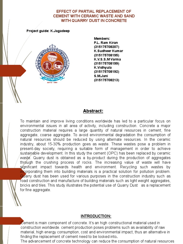 Final Project Review | PDF | Construction Aggregate | Concrete