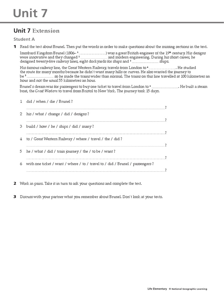 Ele Unit7 Extension PDF | Download Free PDF | Great Western Railway | Train