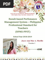 Editable RPMS PORTFOLIO | PDF | Educational Assessment | Lesson Plan