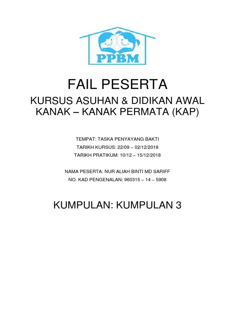 Kap Portfolio Front Page | PDF