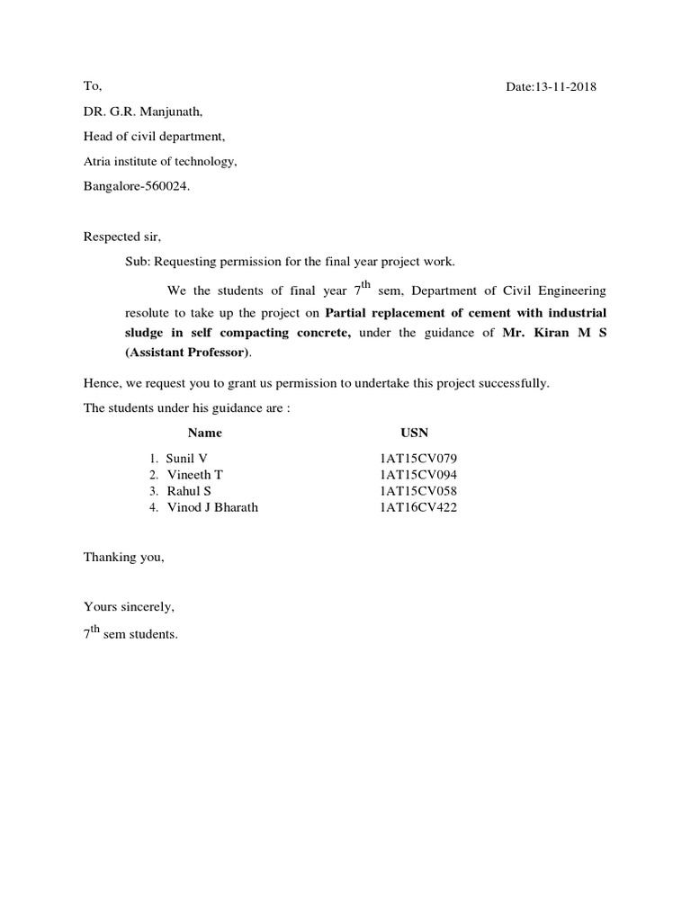 Final Project Letter Final | PDF | Concrete | Composite Material