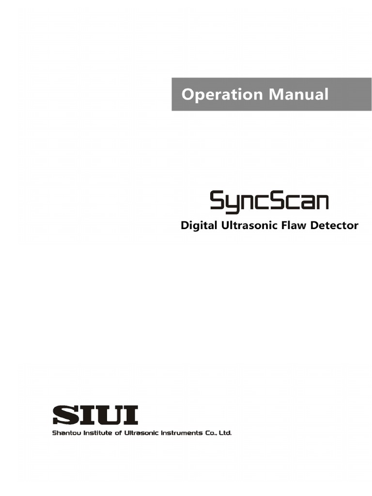 SyncScan Operation Manual - V1.0 - A-E - 20141231 PDF | PDF | Menu ...