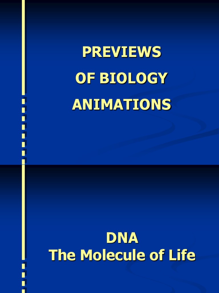 Previews of Biology Animations | PDF | Fertilisation | Dna