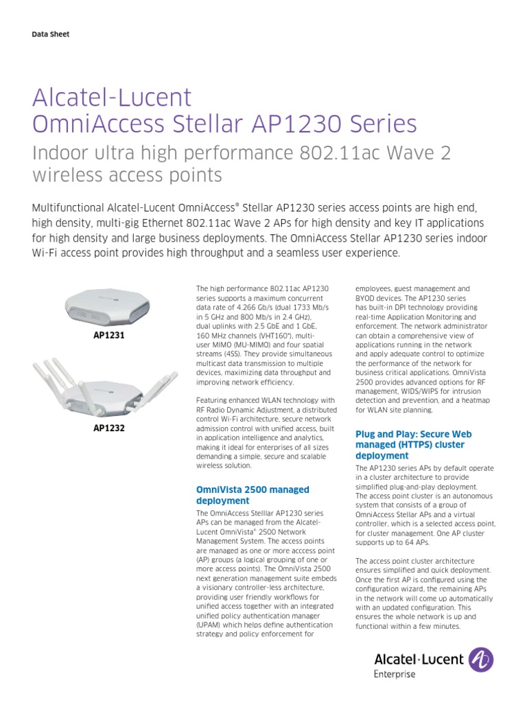AP 1230 Series | PDF | Ieee 802.11 | Wi Fi