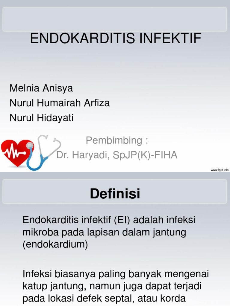 DT - Endokarditis Infektif | PDF