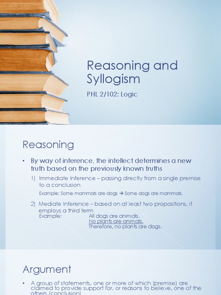 Logic & Syllogism Guide | PDF | Logical Consequence | Argument