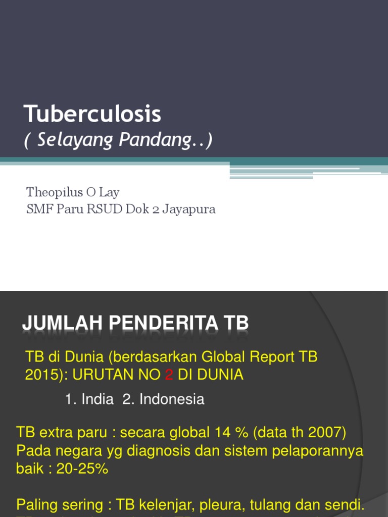 TB Paru FK Uncen | PDF | Tuberculosis | Mycobacterium
