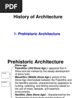 Pre-Historic Architecture | PDF | Stone Age | Paleolithic