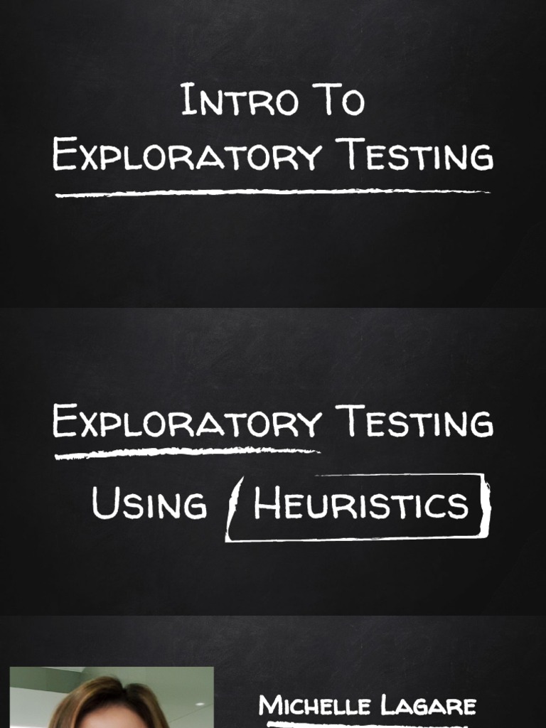 Exploratory Testing Using Heuristics | PDF | Application Programming ... Exploratory Testing Using Heuristics | PDF | Application Programming ...