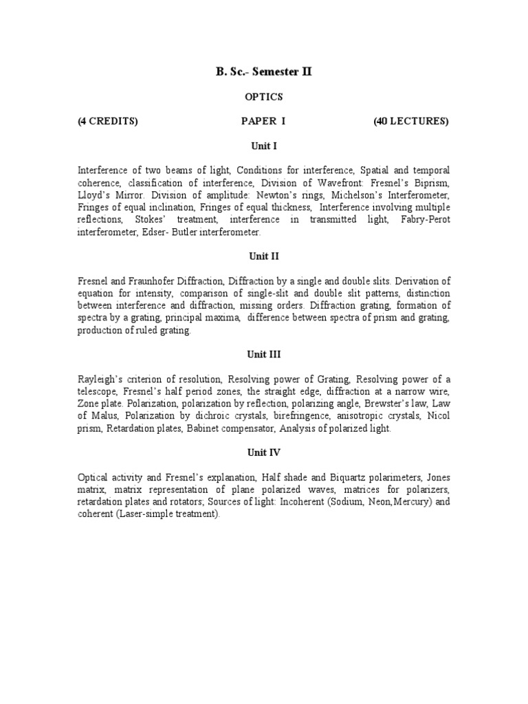Physics | PDF | Diffraction | Polarization (Waves)