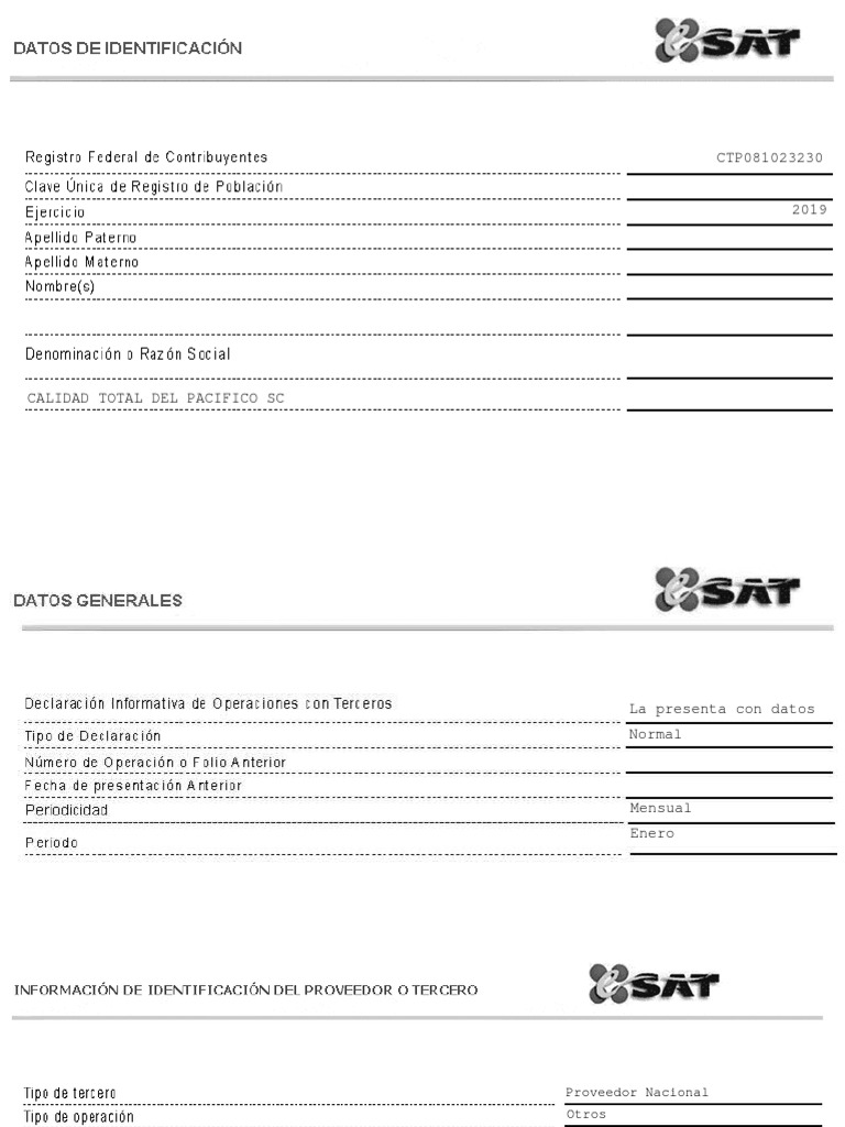 Actividad 2. DIOT | PDF