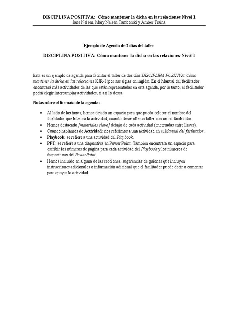 Sample Agenda For PD Classes | PDF | Microsoft PowerPoint