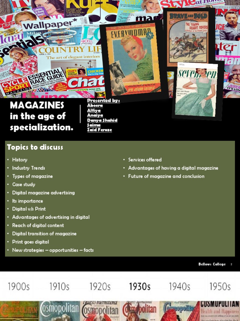 MAGAZINES Final PDF | PDF | Advertising | Newspapers