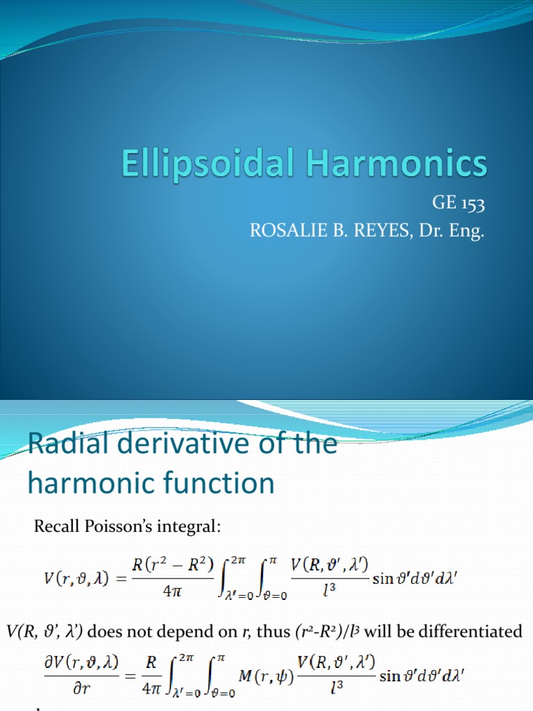 Lec 5 Fundamentals of Potential Theory 5 | PDF | Latitude | Equations
