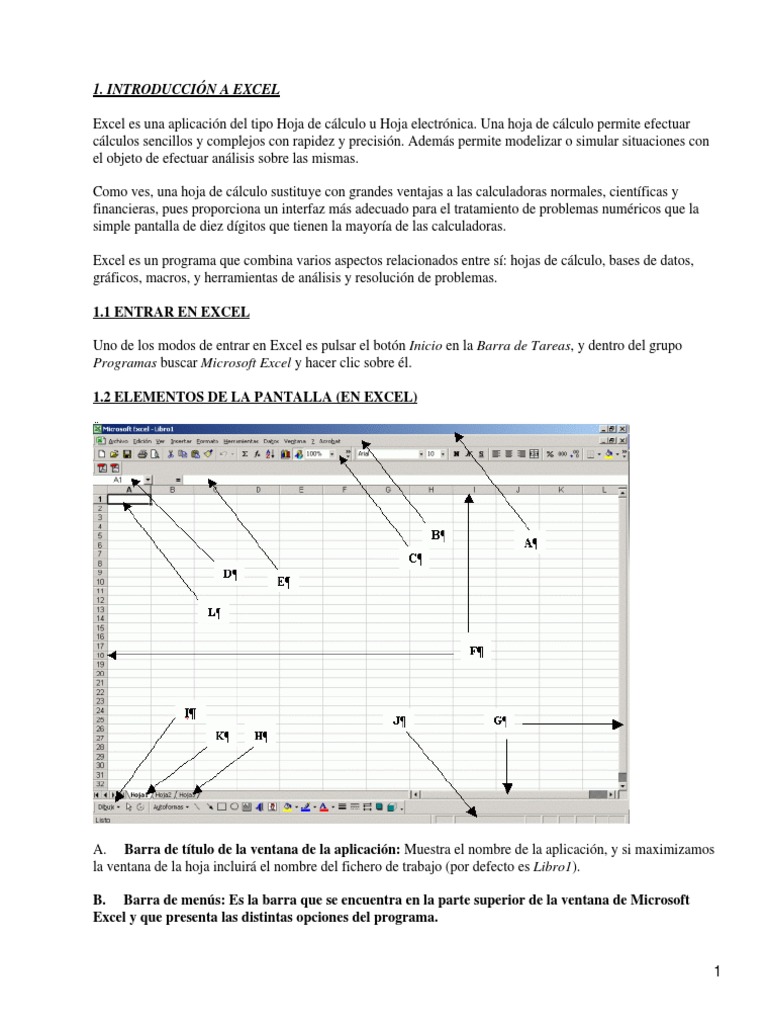 Microsoft Excel PDF | PDF | Point and Click | Ventana (informática)