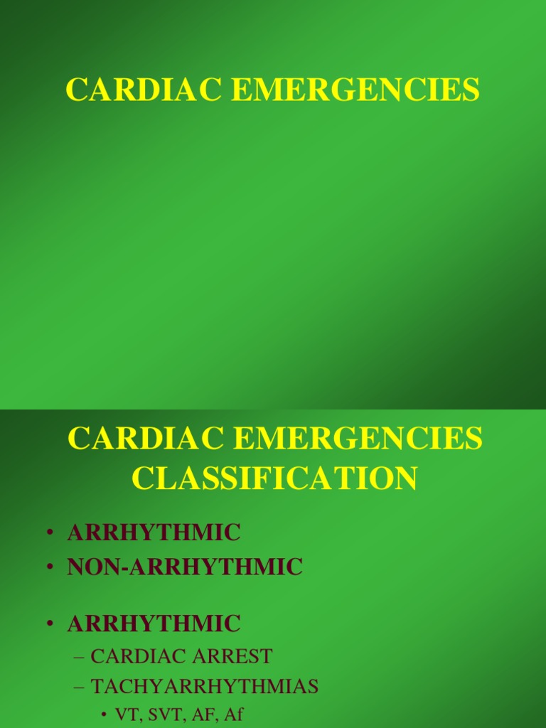 Cardiac Emergencies | PDF | Shock (Circulatory) | Heart