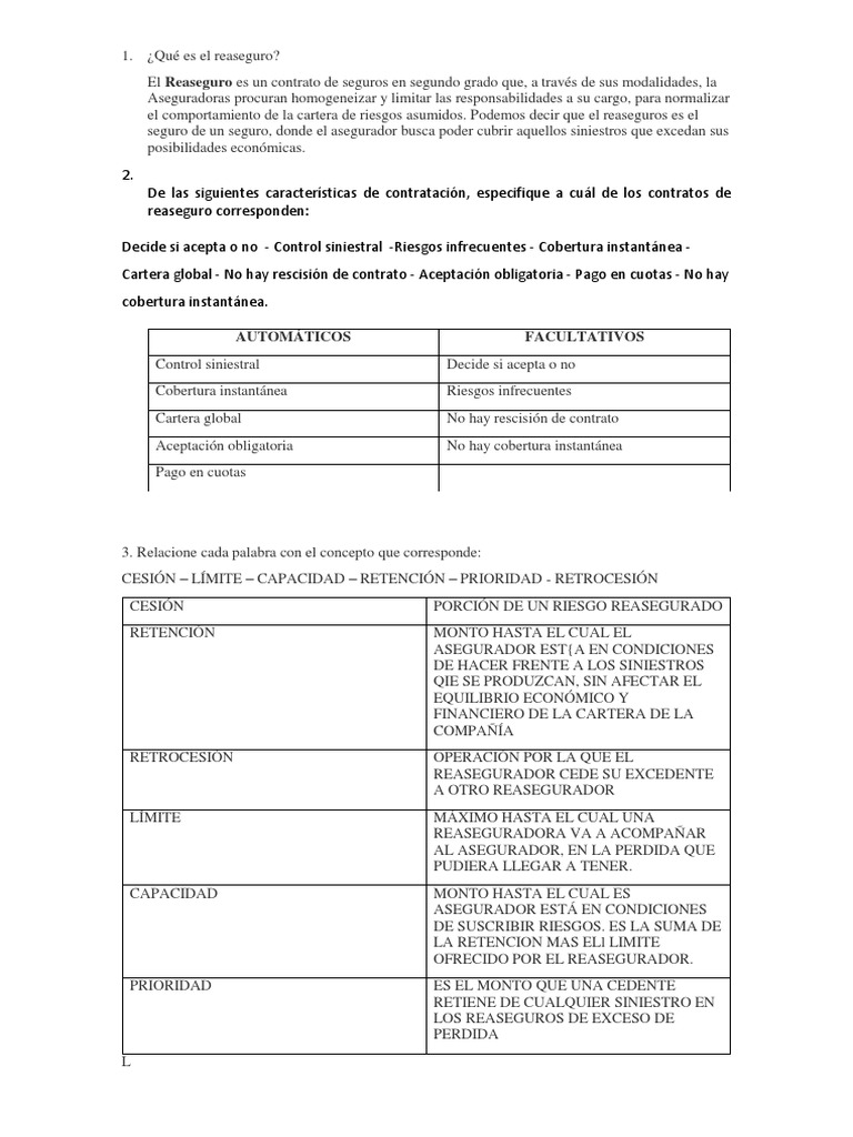 6-UDA.T.P. Reaseguro | PDF | Reaseguro | Seguro
