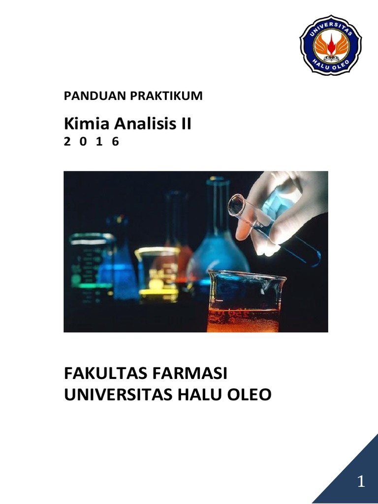 Penuntun Kimia Analisis I PDF | PDF