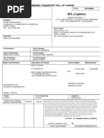 BL Draft | PDF | Bill Of Lading | Cargo