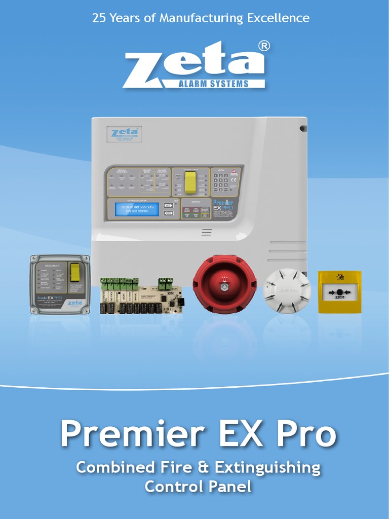 Zeta Alarm System EX-Pro-Brochure | PDF | Relay | Amplifier