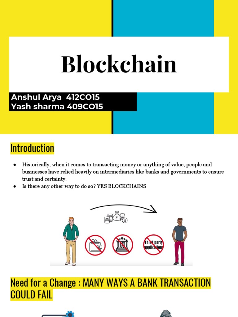 Blockchain PDF | Download Free PDF | E Commerce | Financial Technology