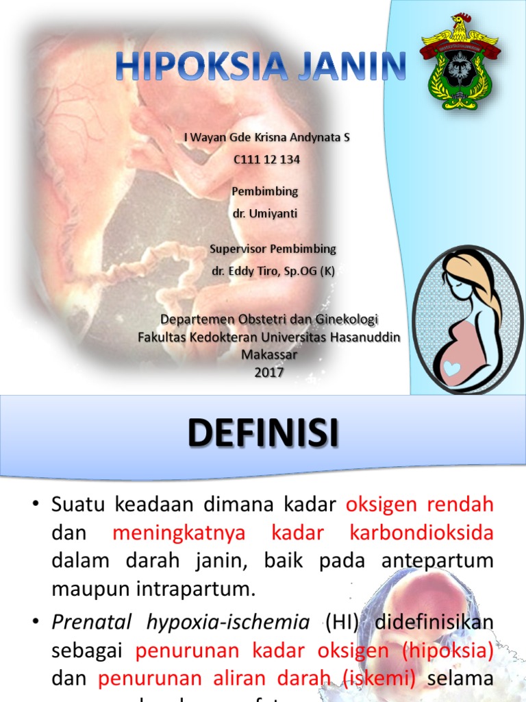Hipoksia Janin | PDF