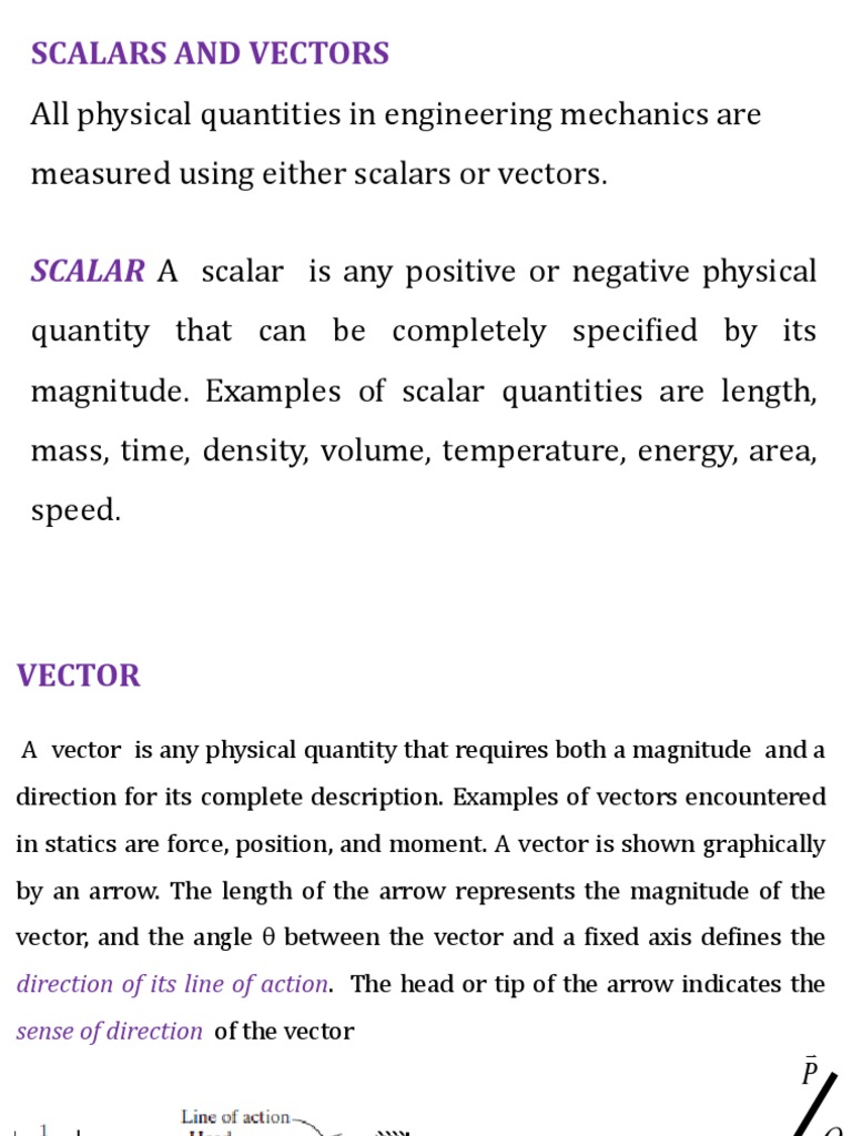 Scalars and Vectors | PDF | Euclidean Vector | Cartesian Coordinate System