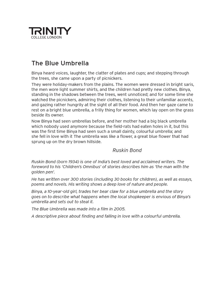 TheBlueUmbrella PDF | PDF