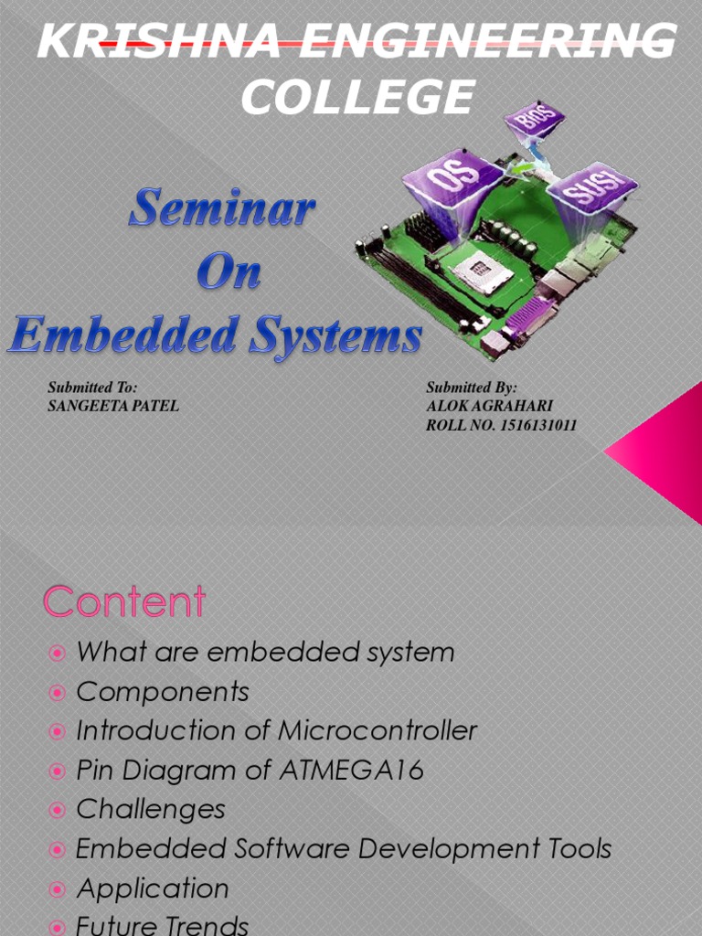 Overview of Embedded Systems and Applications | PDF | Embedded System ...