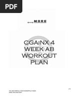 XBX Plan For Women | PDF | Foot | Human Leg