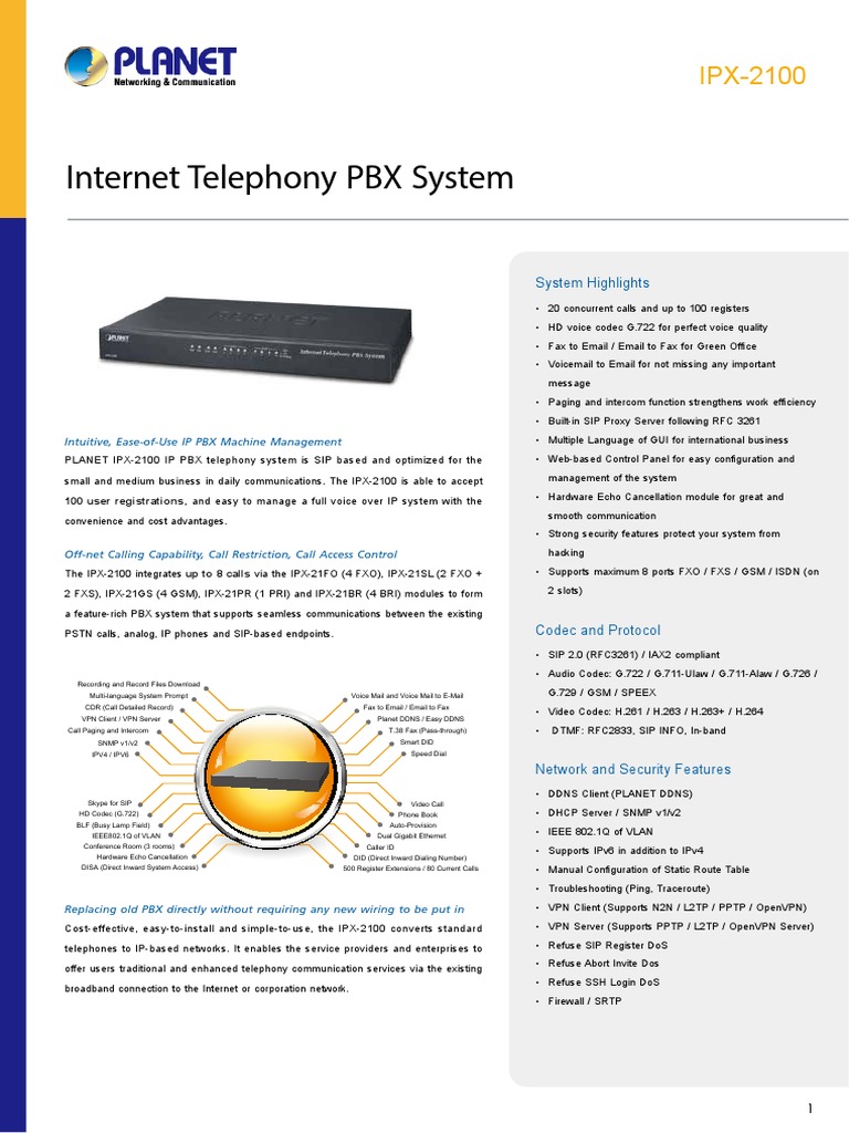 C IPX 2100 - S PDF | PDF | Voice Over Ip | Session Initiation Protocol