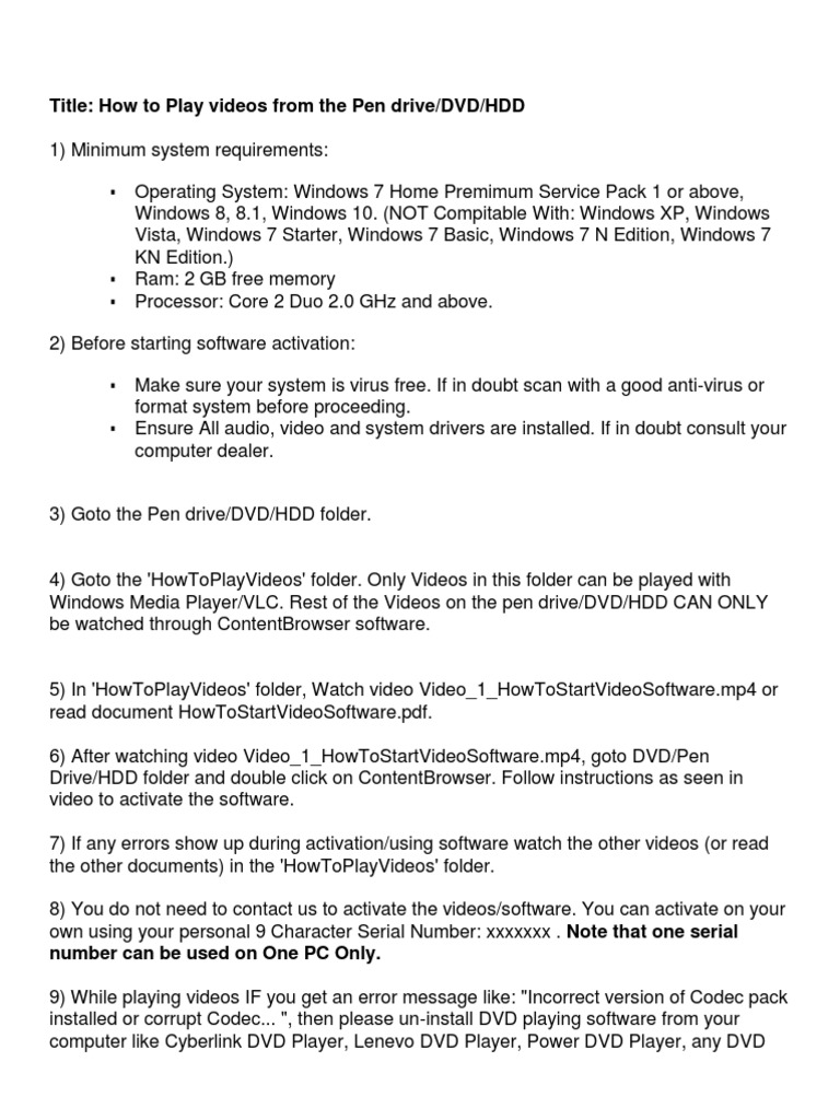 Instructions PrintOut | PDF | Windows 7 | Microsoft Windows
